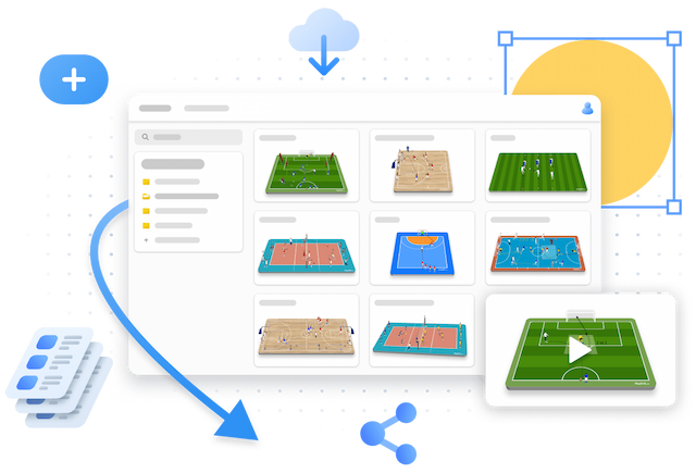 Playdrill - Crie exercícios esportivos e sessões de treinamento